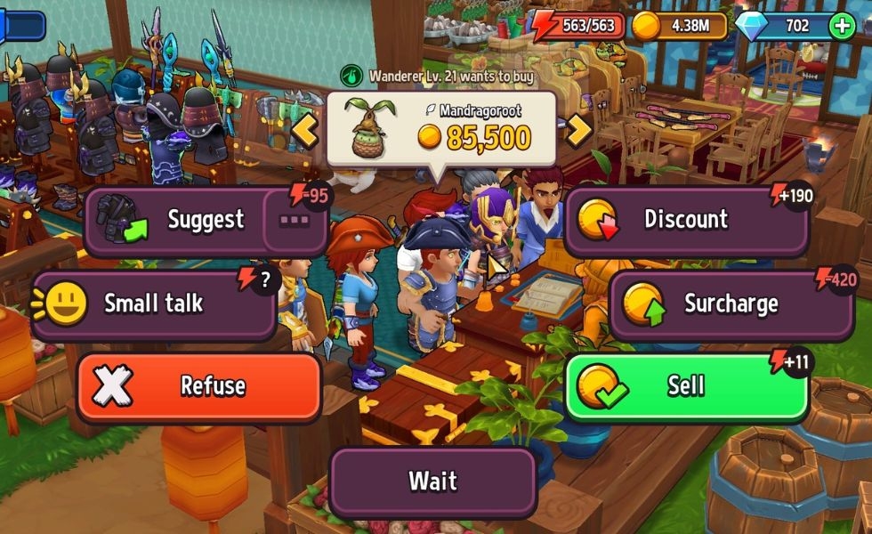 Shop Titans: Game nhập vai, chế tạo trong thế giới giả tưởng